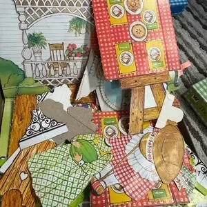 Whitman | Toys | Vintage The Ginghams Paper Doll Playset Lot Boxes ...